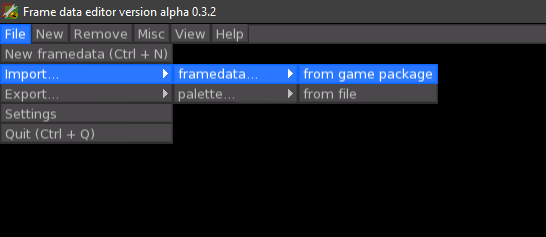 SokuFramedataEditor - Touhou Hisoutensoku